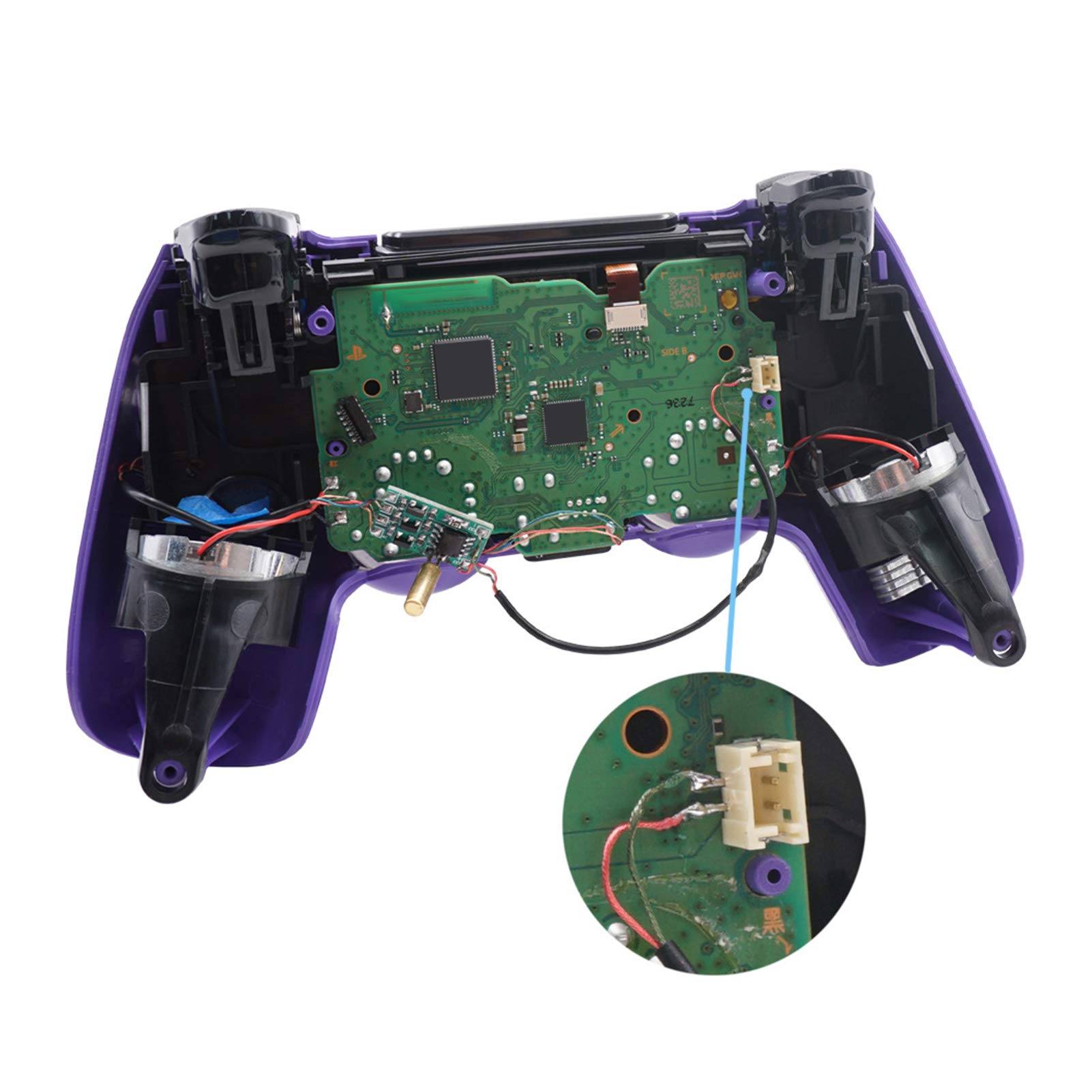 6Color Luminated DPad Thumbstick Thumb Grip DTF LED Buttons Kit for PS4 Controller