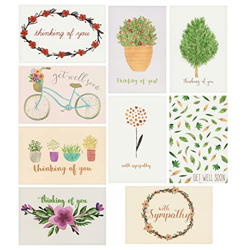 48-Pack Assorted Cards with Envelopes for All Occasions, Box Set of Greeting Cards for Birthdays, Congratulations, Weddings, Thank You, Thinking of You Notes, 48 Designs (4x6 In)
