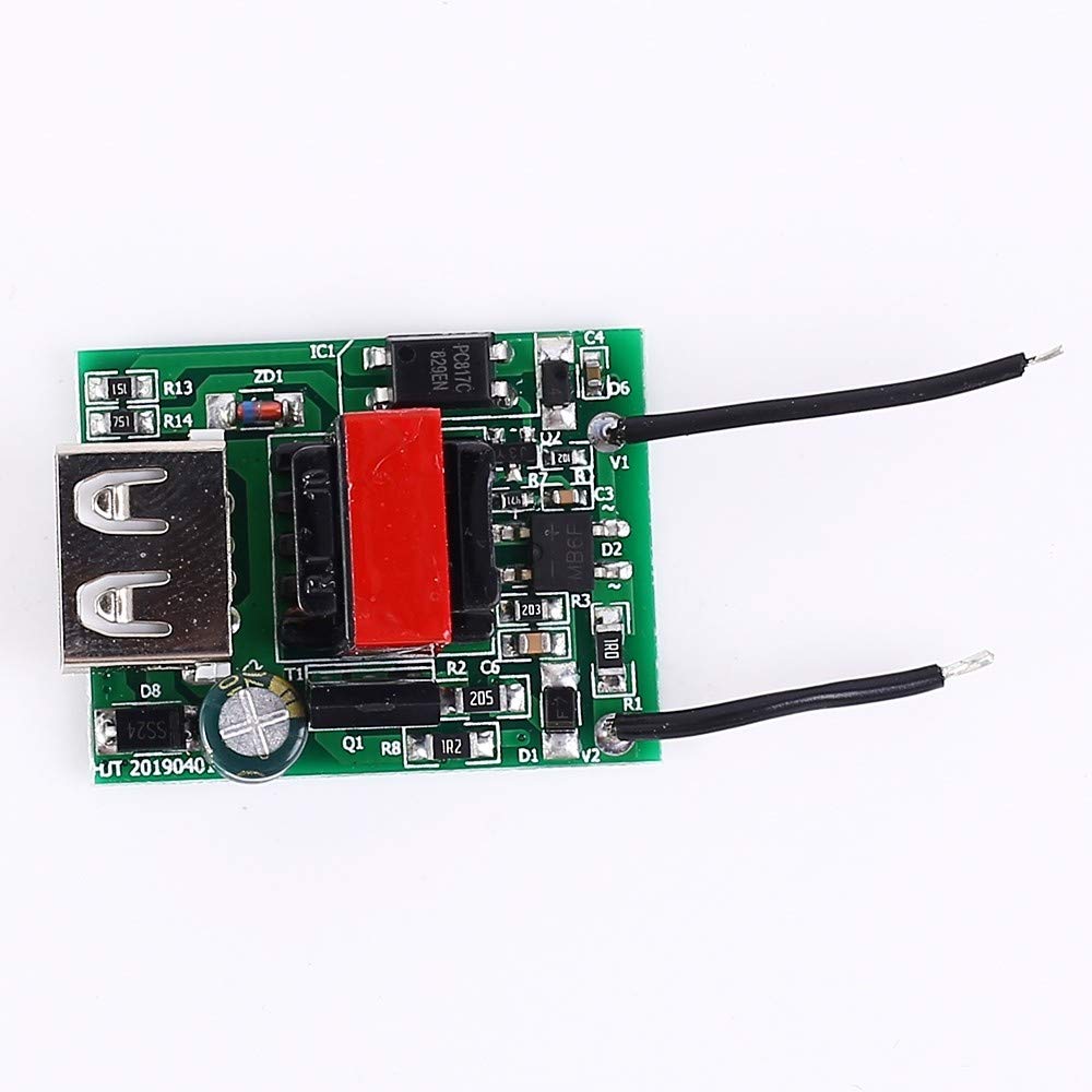 Buck Converter, DC Step Down Module Isolated Power Supply Volt Reducer 12V 24V 36V 48V 72V to 5V 1A Transformer Module Board with USB Port