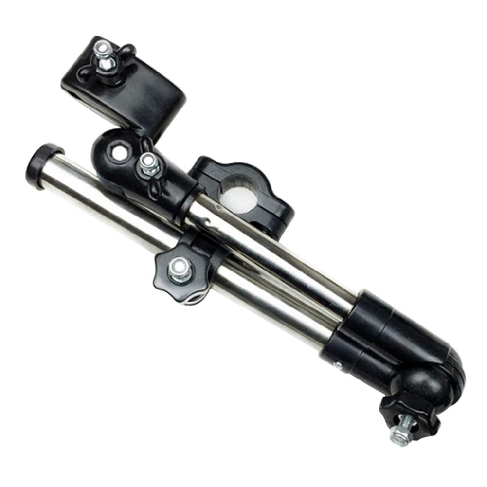 Bicycle Umbrella Stand - Stainless Steel Bicycle Wheelchair Bicycle Mount Holder, Umbrella Bar Holder Wheelchair Baby Chair Bike Umbrella Frame Stand Handle Umbrella Connector Stroller Holder