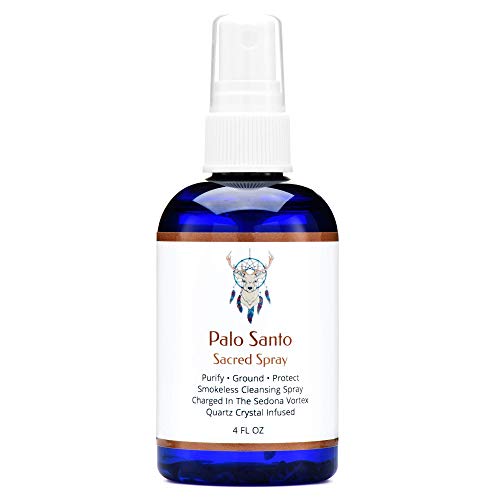 Palo Santo Smudge Spray + Sage Smudge Candle Bundle for Cleansing Negative Energy by JUNIPERMIST