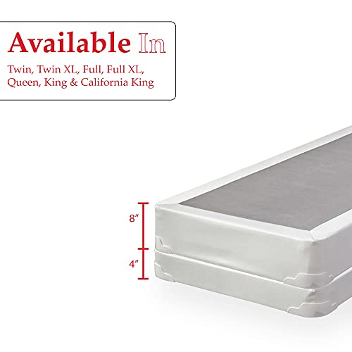 Mattress Comfort, 8-Inch Firm Double Sided Tight top Waterproof Vinyl Innerspring Mattress & 8" Wood Box Spring Set, Full XL