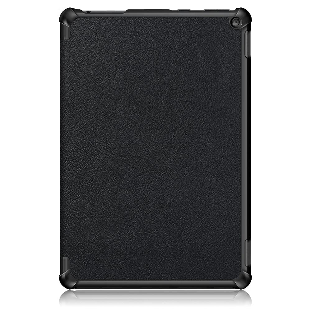 EpicGadget Case for Amazon Fire HD 10 / Fire HD 10 Plus (11th Generation, 2021 Released) - Lightweight Tri-fold Stand Auto Wake/Sleep Folio Cover Case + 1 Screen Protector and 1 Stylus (Black)