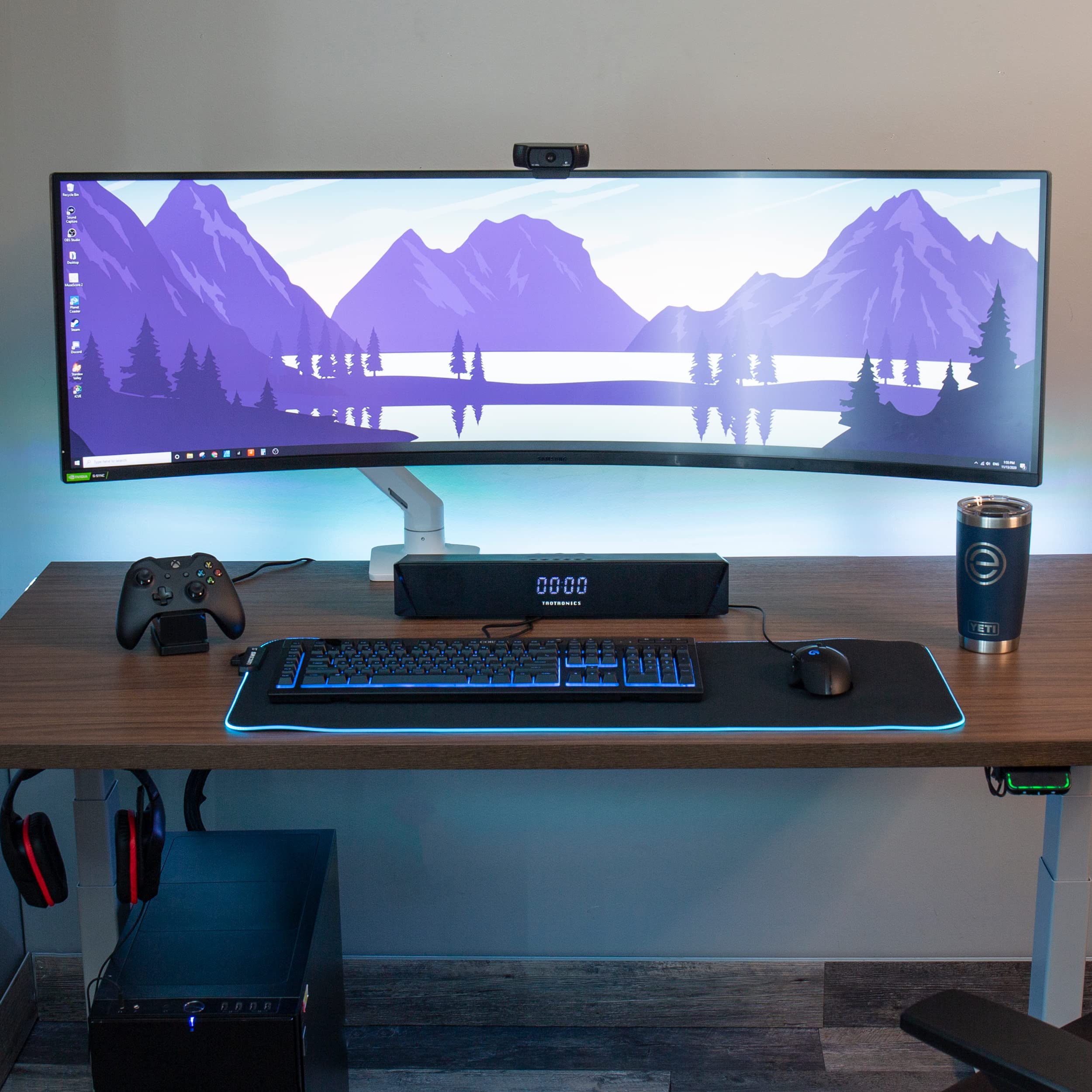Ergotron – HX Heavy Duty Tilt Pivot – for 1000R, Ultrawide Curved Monitors, Screen Depth 6-12” – Add-on for HX Desk and HX Wall Monitor Arms