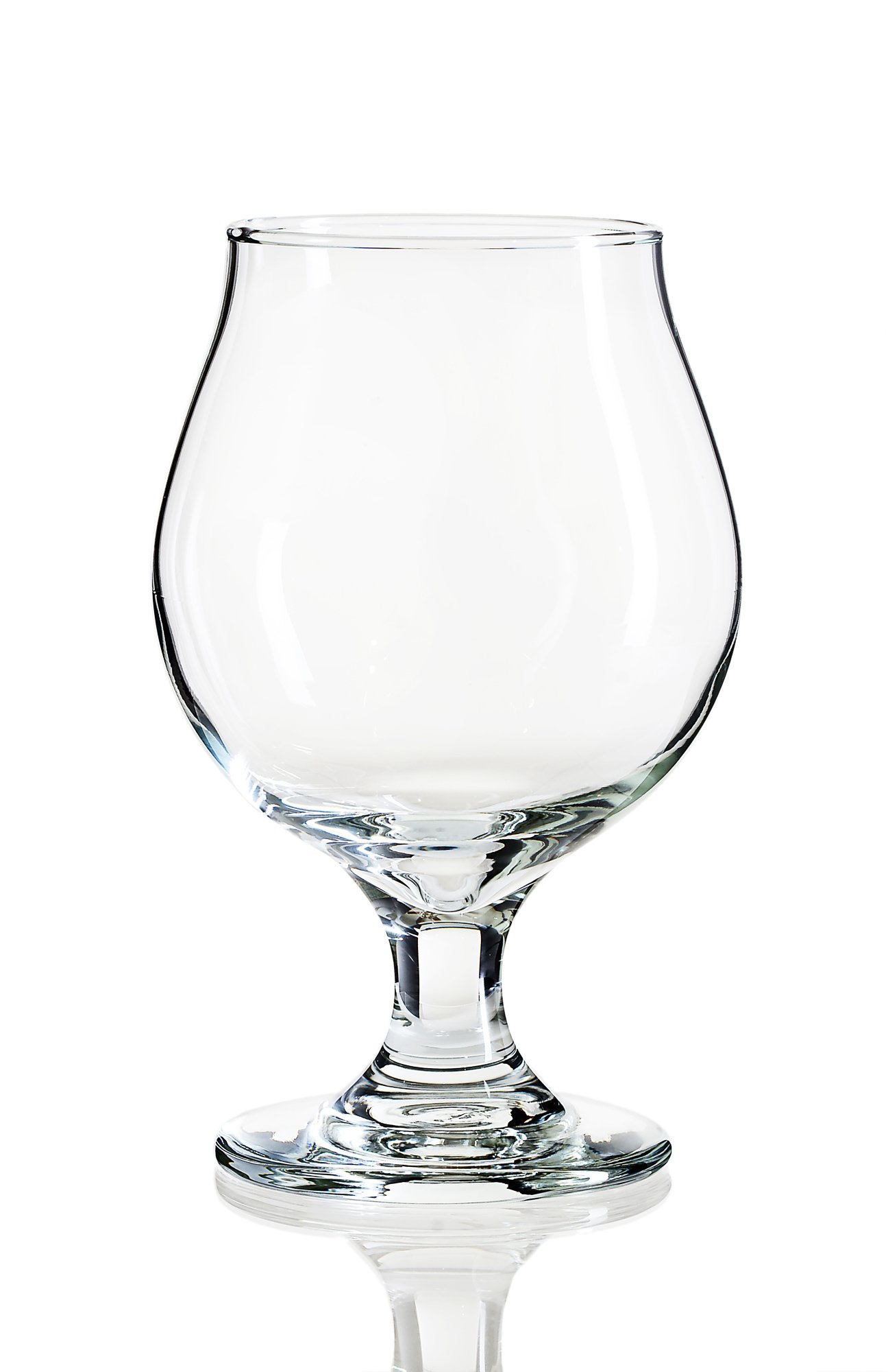 2 Beer Glasses Belgian Style Stemmed Tulip - 16 oz Lambic Ale Dark Beer Glass - set of 2 w/coasters - Classic Premium Glassware - Birthday Housewarming Bachelor party gift for men idea