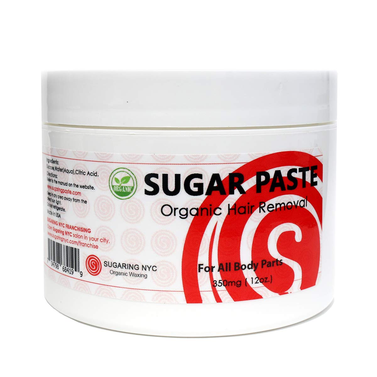 Bikini Sugaring Brazilian hair removal Package with Paste, Drying Powder, Applicator, Gloves by Sugaring NYC