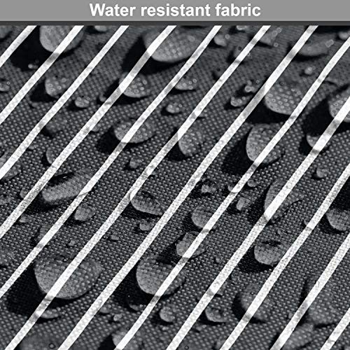 Ambesonne Pinstripe Fabric by The Yard, Monochrome Black and White Design White Thin Uneven Lines on Dark Backdrop, Decorative Fabric for Upholstery and Home Accents, 2 Yards, Black and White