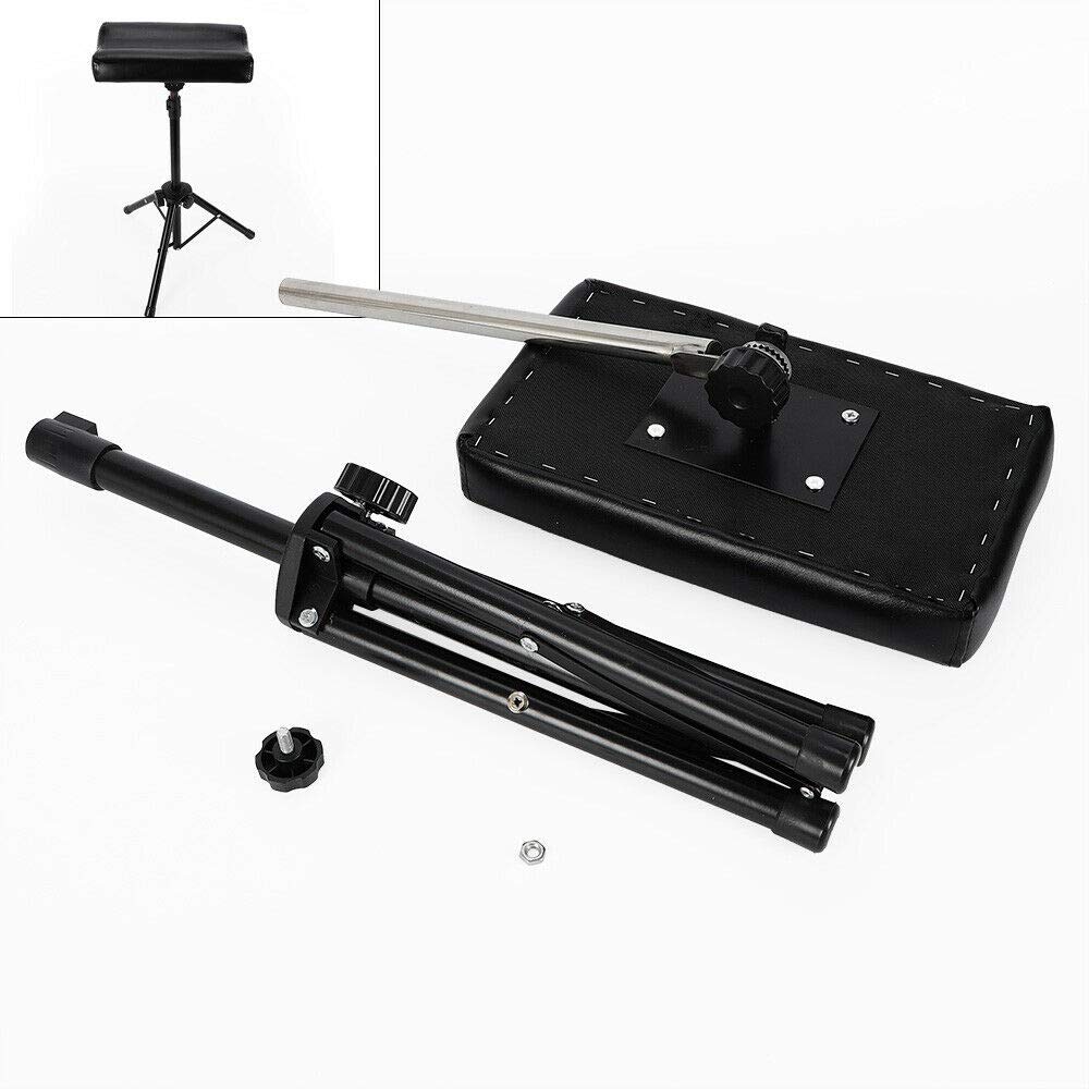 BoTaiDaHong Tattoo Armrest Arm Bar Leg Rest Stand Sponge Pad Tripod Stand Height Adjustable Studio Chair Sponge Pad Tool 65-125cm for Studio Salon Tattoo