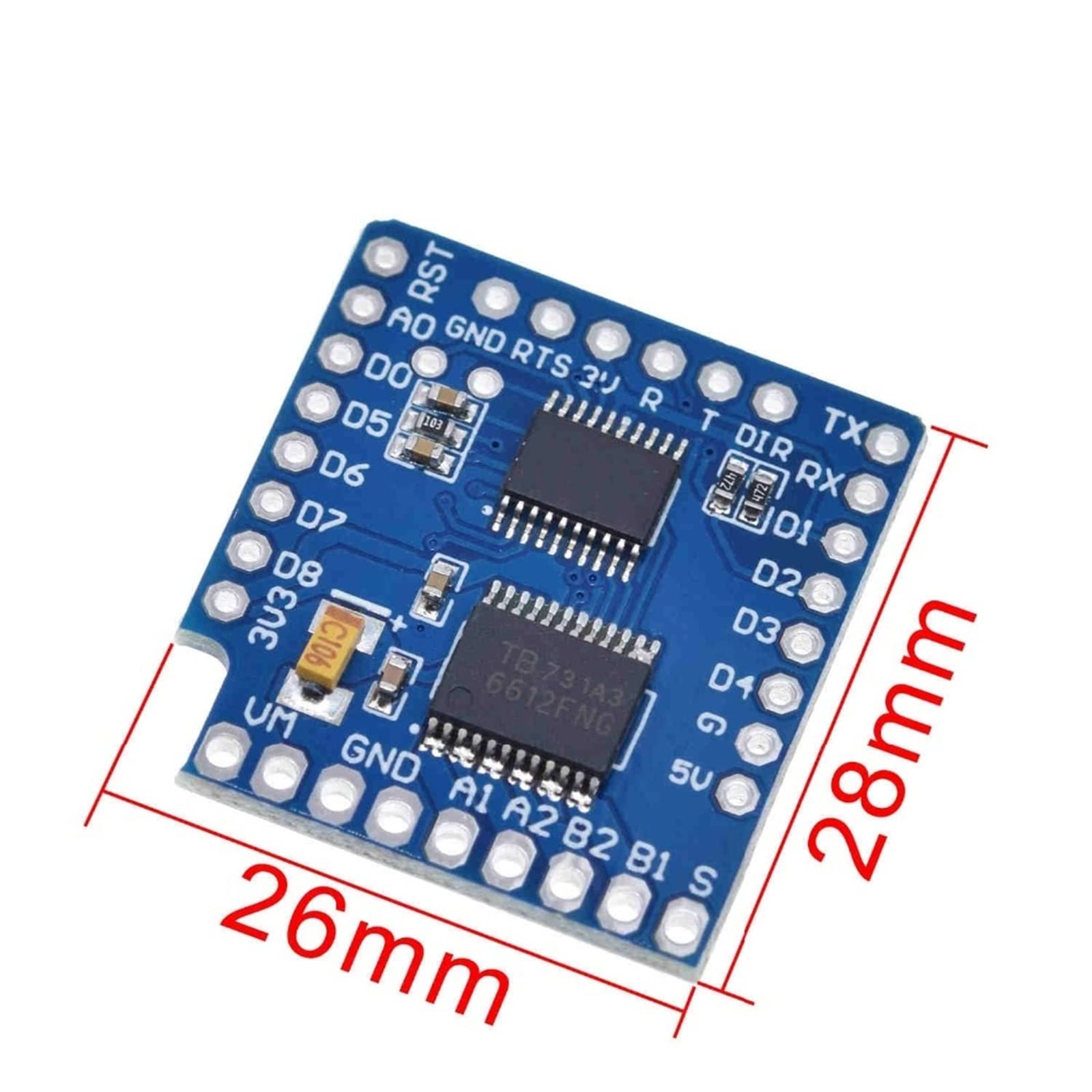 1Set Motor Shield D1 TB6612FNG I2C Dual Motor Driver Shield Driving Module with Serial Pot