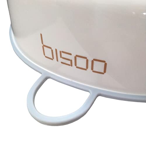 BISOO Potty Training Toilet Seat - Children WC Adapter - Baby Toilet Reducer - Safe and Comfortable - Compact and Portable Size - Includes Hanging Hook (Blue)