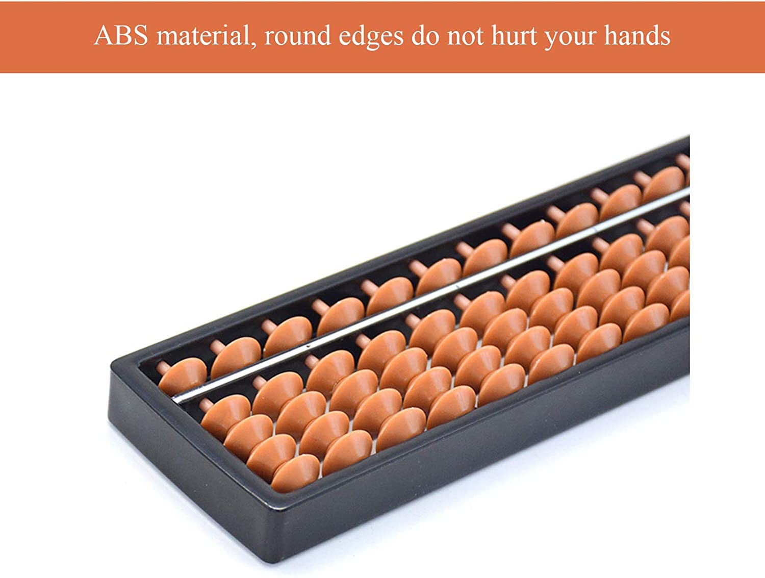 Abacus Soroban 17 Digits Rods Chinese Japanese Abacus Calculator Educational Tools Abacus Counting Tool for Adults, Kids