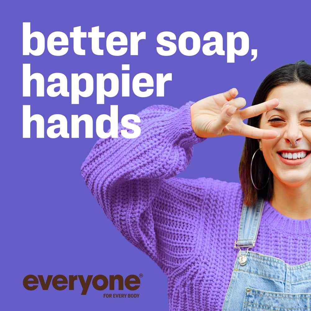 Everyone Liquid Hand Soap Refill, 1 Gallon, Lavender and Coconut, Plant-Based Cleanser with Pure Essential Oils