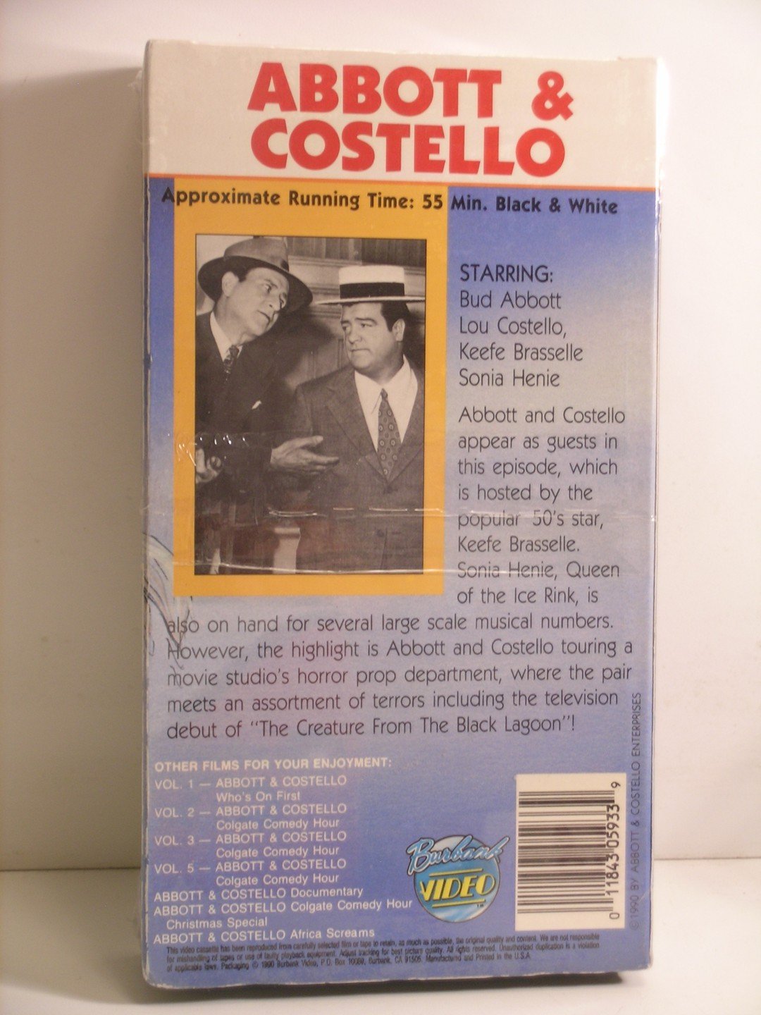 Abbott & Costello-A Set of Three New VHS Video Tapes