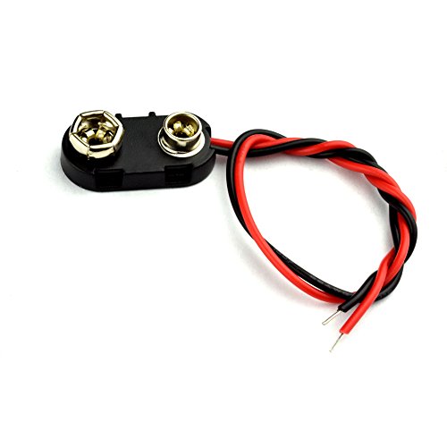 4 x 1.5V (6V) AA Battery Holder 9V I Type Snap Connector Plastic Housing (3+3) Pcs
