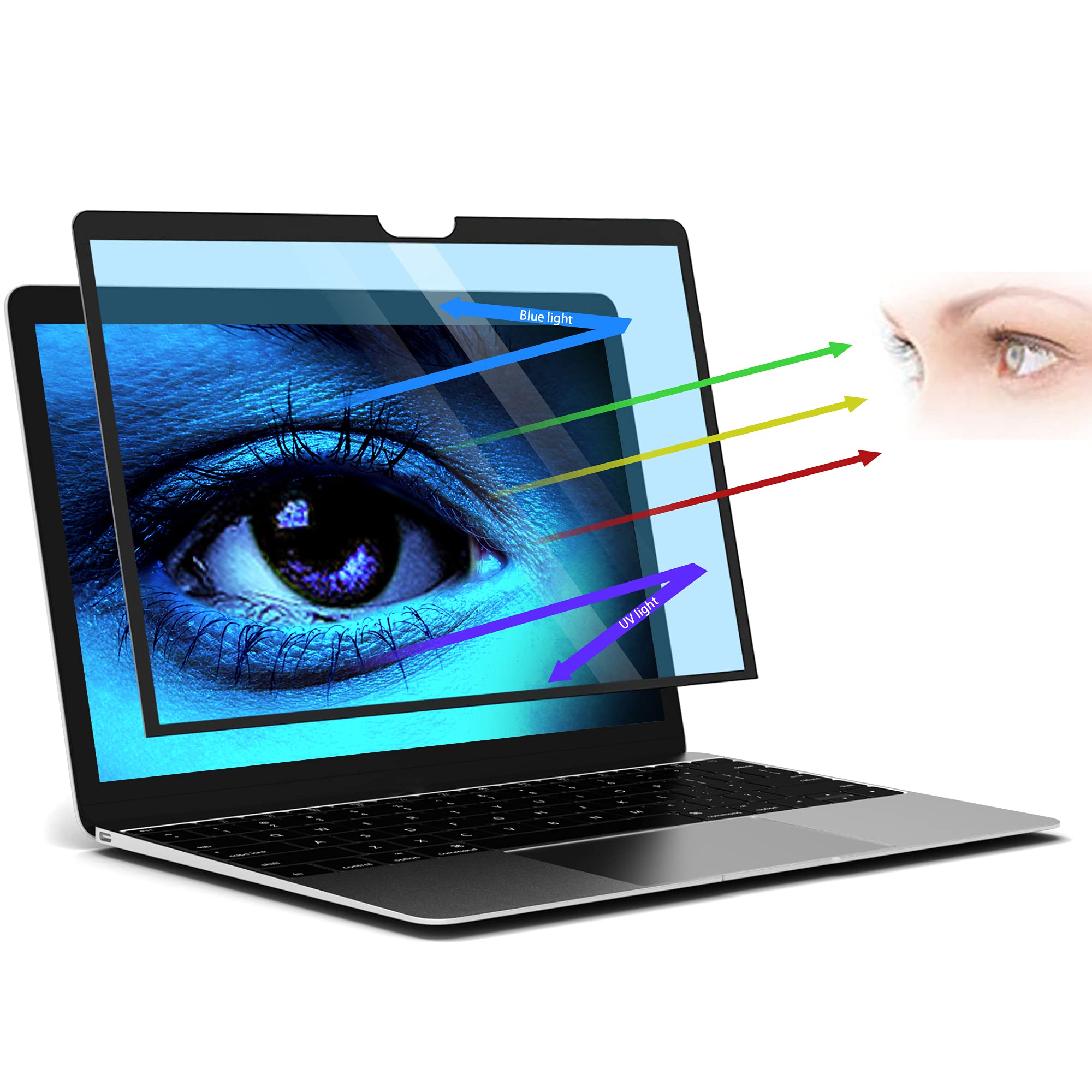 FILMEXT Blue Light Screen Protector for Surface Pro 7 Screen Protector,Anti UV & Eye Protection Screen Compatible with Surface Pro 7 Plus/Surface Pro 7/Surface Pro 6/Surface Pro 5/Surface Pro 4 12.3"