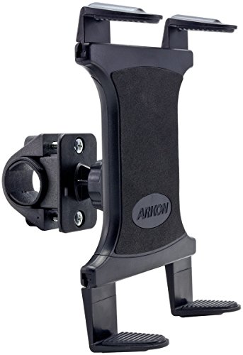 ARKON Mounts Handlebar & Boat Helm Mount Slim-Grip Tablet Mount | Tablet Mount for Boat and Handlebars | Tough Design | Tablet Holder Fits iPad, Samsung, Google, Nokia, and More | TAB127