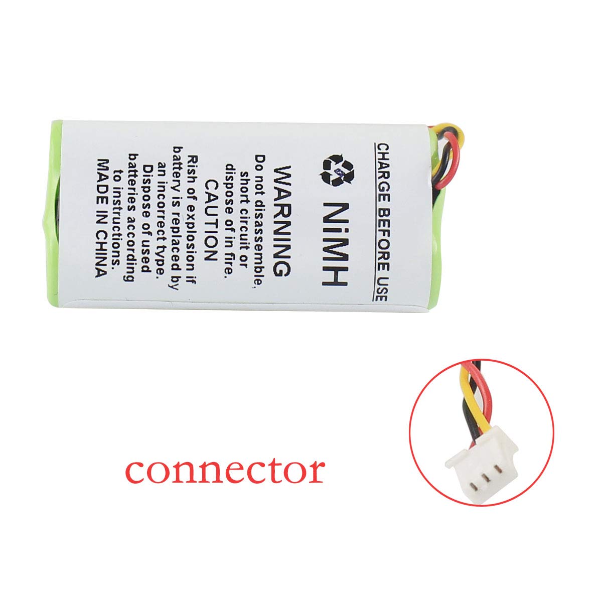 2-Pack Battery for Motorola Symbol LS4278 LS4278-M LI4278 DS6878 Barcode Scanner 800mAh 3.6V Ni-Mh PN 82-67705-01 BTRY-LS42RAAOE-01