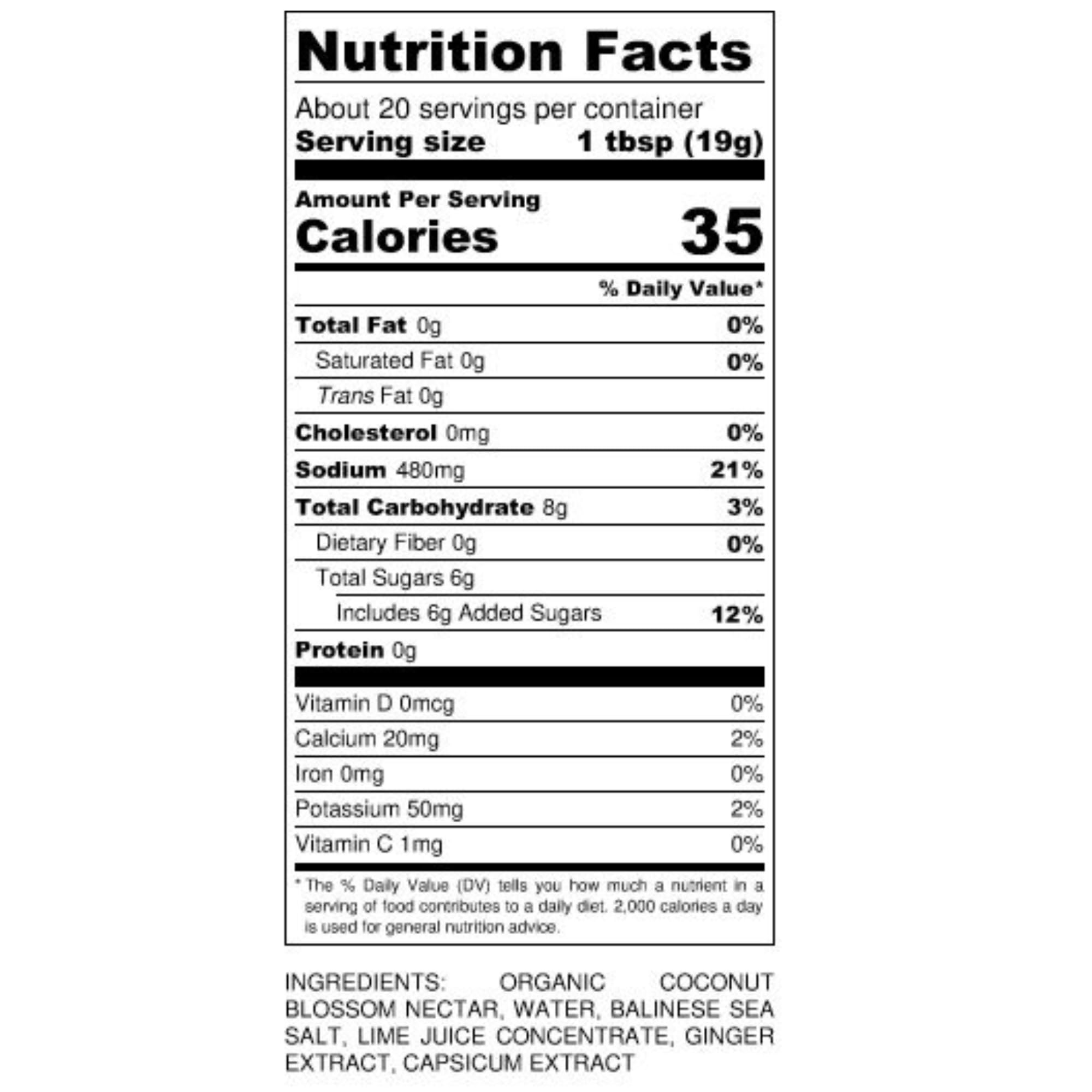 Big Tree Farms Organic Coco Aminos - Liquid Coconut Aminos, Soy-Free Sauce, Low Sodium, Soy Alternative, Gluten Free, Kosher, Marinade & Sauce, Non-GMO - Gingery Lime, 10 Fl Oz (Pack of 1)