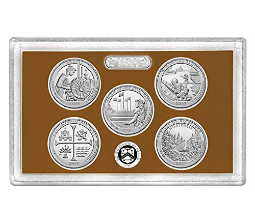 2019 S America The Beautiful 2019 S National Park Quarter Proof Set No Box or COA Proof