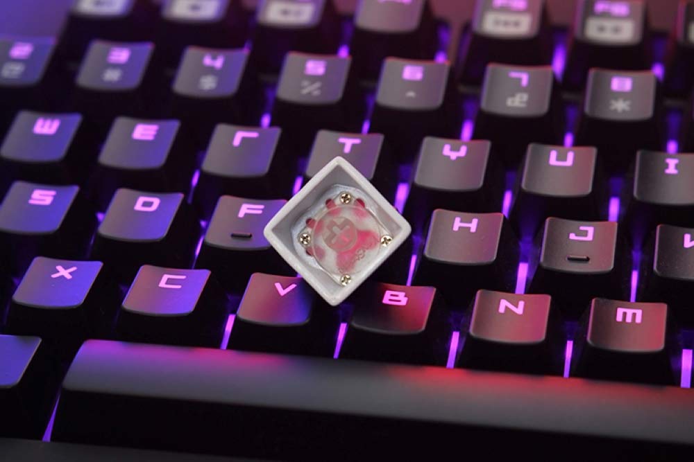 Blue Hat All Gaming Keycaps DIY Metal Keycap Stereo Embossed Personality Keycap for Cherry Switches Mechanical Keyboards (Cat paw)