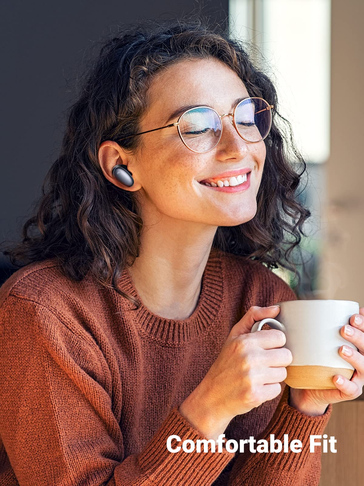 UGREEN HiTune X6 Hybrid Active Noise Cancelling Wireless Earbuds-Bluetooth Earphones with 6 Mics Clear Calls, 10mm DLC Drivers, Deep Bass, Low Latency, 26 Hrs Playtime, Game Mode, Volume Control