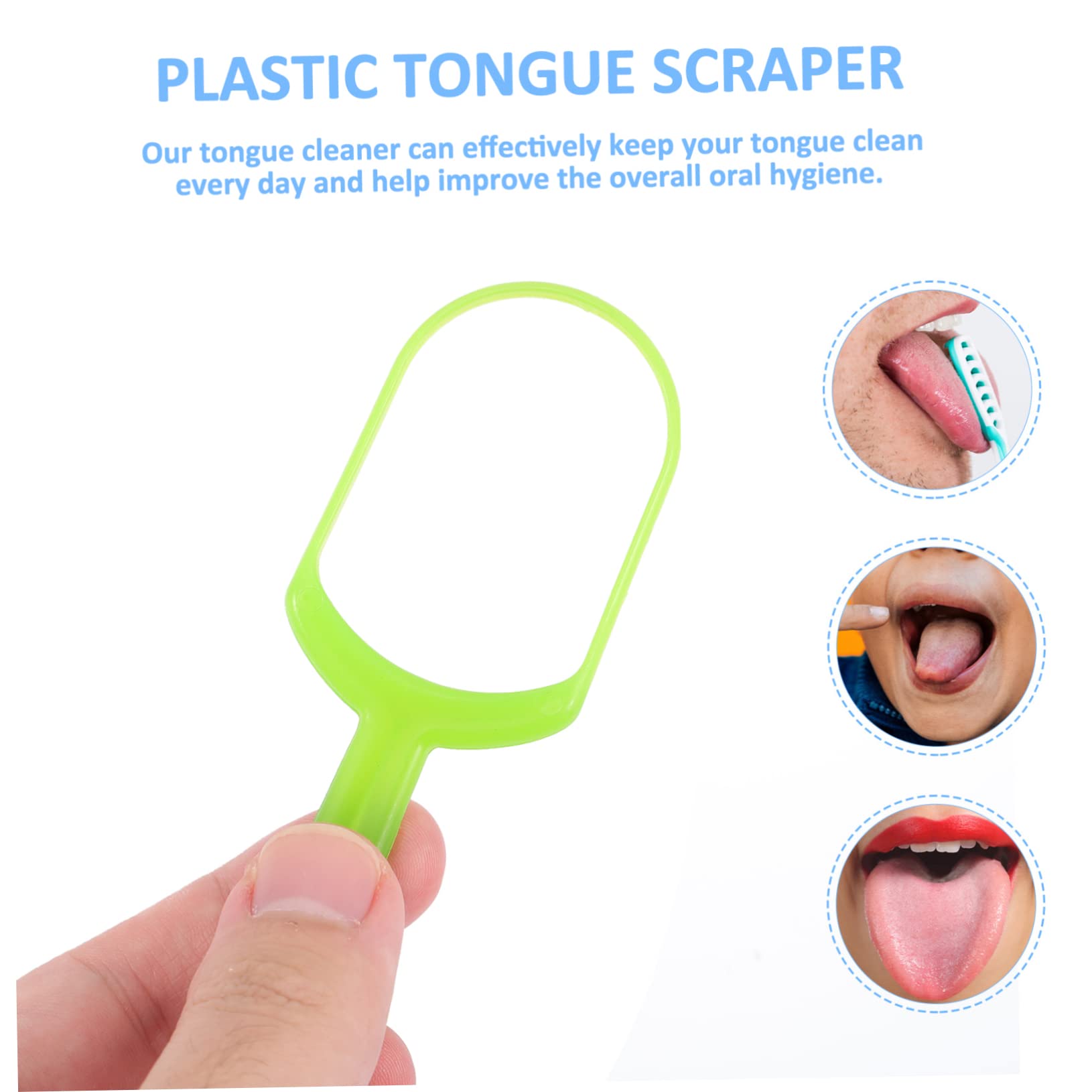 10pcs Copper Scraper Oral Care Supplies Coating Cleaning Tool Coating Scraper Oral Care Tool Plastic Scraper