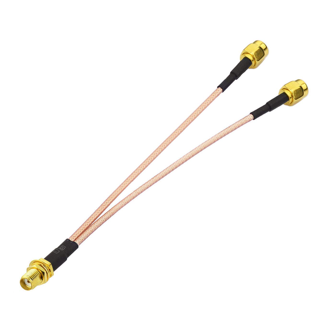 Bingfu 4G LTE Antenna Adapter Splitter Cable SMA Female to Dual SMA Male Cable 15cm 6 inch Compatible with 4G LTE Wireless Router CPE Hotspot Cellular Gateway Industrial IoT Router Mobile Modem