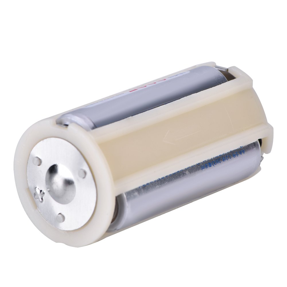 AA to D Battery Case, 10Pcs 3 AA to 1 D Size Series Connection Adapter Converter Battery Holder Case Box