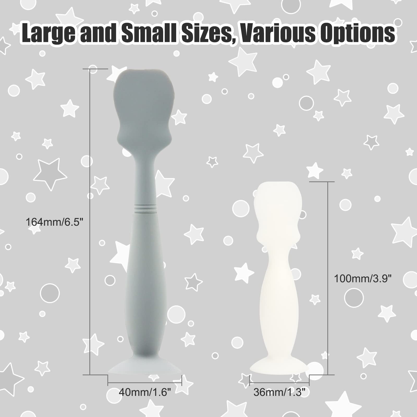 2 Pack Baby Diaper Cream Brush, Diaper Cream Spatula, Baby Brush for Butt Paste Diaper Cream, Diaper Cream Spatula Applicator Silicone Baby Butt Paste Spatula for Babies, Newborn