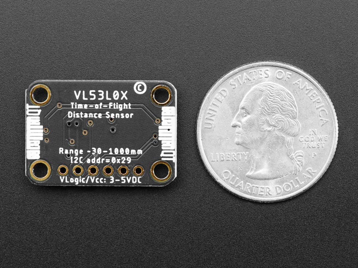 Adafruit (PID 3317) VL53L0X Time of Flight Distance Sensor - ~30 to 1000mm
