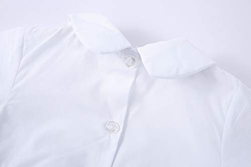 Bow Dream Baby Boy's 3 Pcs Christening Baptism Outfit Infant Romper Short Sleeve 12-18 Months