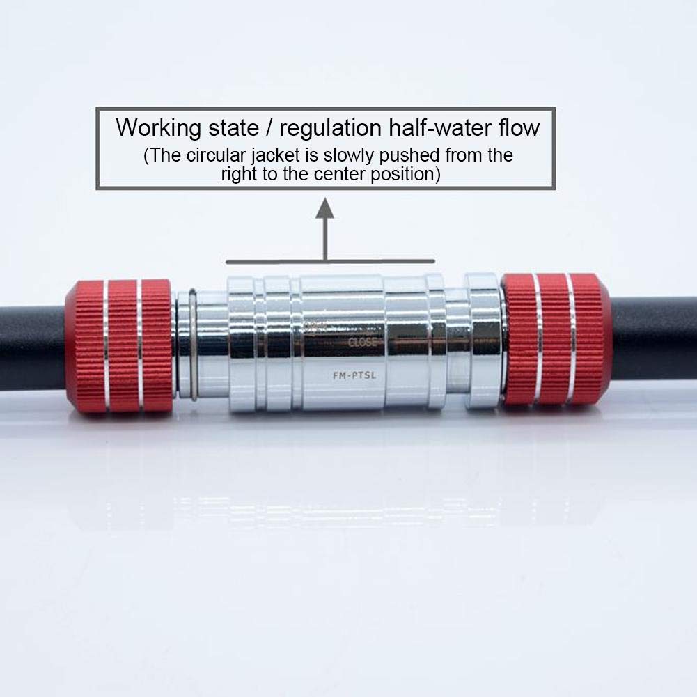 Drain valve, G1/4 internal thread Computer water cooling Drain valve valve made of brass with tight seal for computer water cooling system default