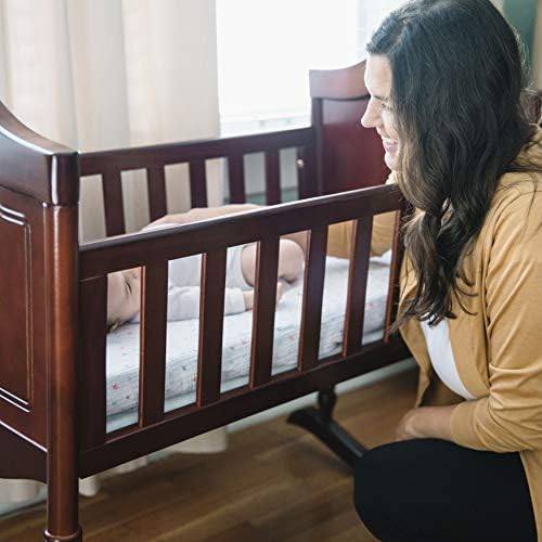 aBaby Baby Crib Mattresses - Square Shaped White Cradle Mattress with Waterproof Vinyl Cover โ Durable & Breathable Crib Mattress (14" x 34")