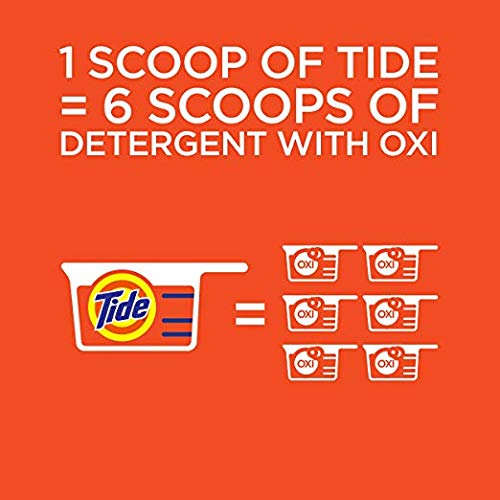 4SGM Tide Plus He Ultra OXI ACTi-Lift Crystal Powder Laundry Detergent 39 oz. (22 Loads Total), Multicolor