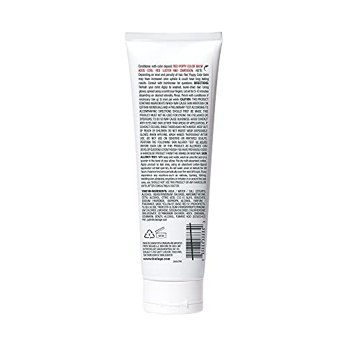 Biolage Color Balm | Semi-Permanent Color Depositing Conditioner | For Vibrant, Hydrated Hair | Red Poppy | Vegan | 8.5 fl. oz. | 8.454 Fl. Oz