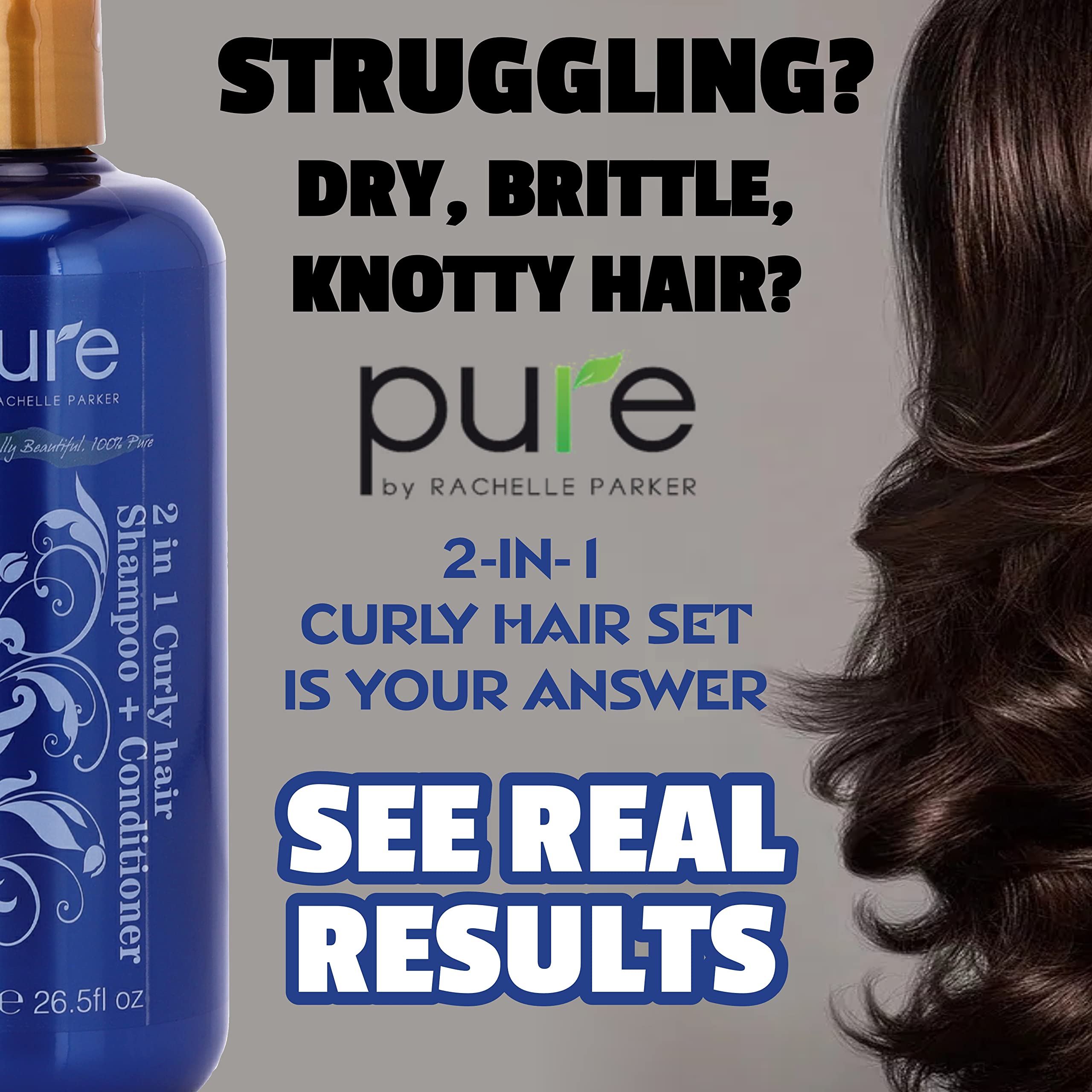 2 in 1 curly hair shampoo