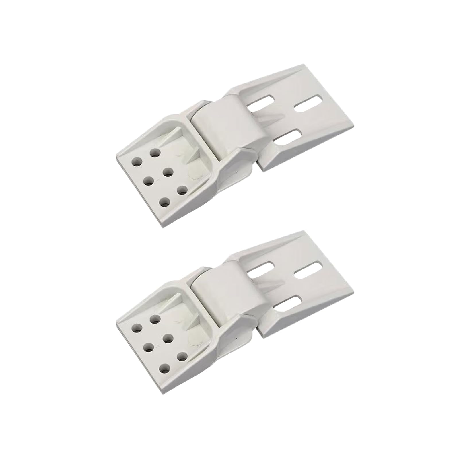 2 Pack Chest Freezer Plastic Hinge, Chest Freezer Hinge Universal for Small Freezer Hinge Folding, Chest Freezer Hinge Replacement, Mini Fridge Door Hinge, Freezer Parts & Accessories Hinge Screw