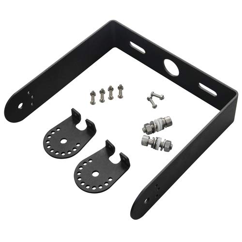 Morris Products 74112B LED 2021 Accessories UFO High Bay Black U Bracket for 200W - 240W Fixtures, 1 Pack
