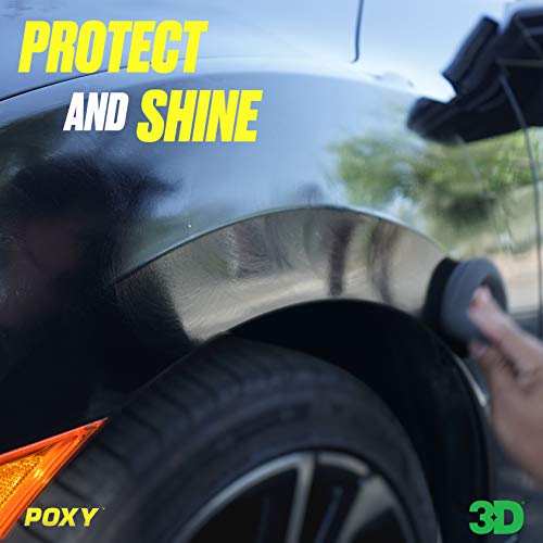 3D Poxy Montan Butter Car Wax β 16oz β High Gloss, Non-Staining Car Wax Sealant with Long Lasting Protection β For Cars, RVs, and Boats β Silky Soft Feel, Deep Shine, Wet Look