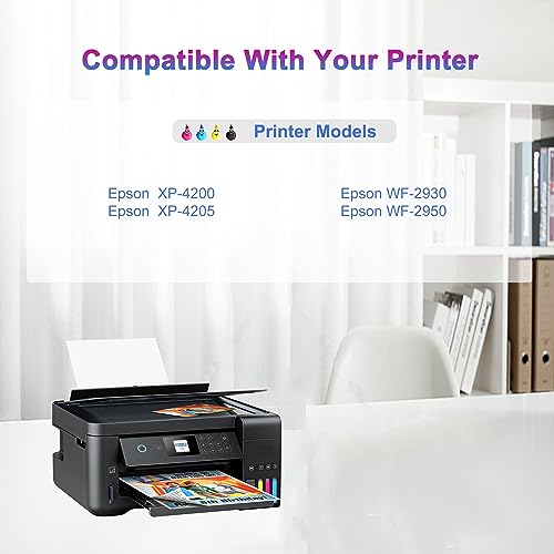 232XL Remanufactured for Epson 232 Ink Cartridges Epson 232XL T232 XL for Epson XP-4200 XP-4205 Epson Workforce WF-2930 WF-2950 Printer