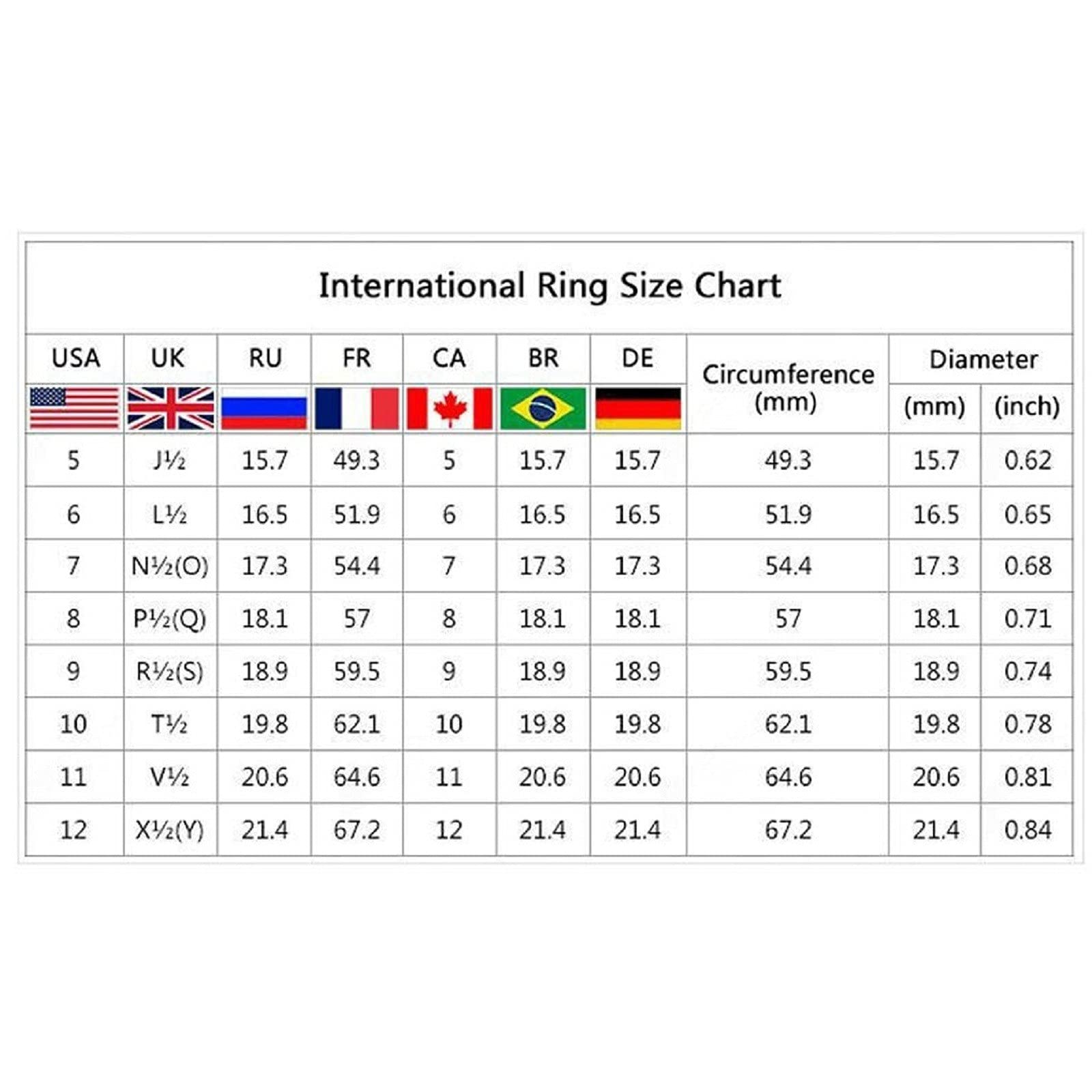 2 in 1 Full Diamond Inlaid Ring 2pc Fashion Heart Shaped Ring Engagement Wedding Jewelry Gift