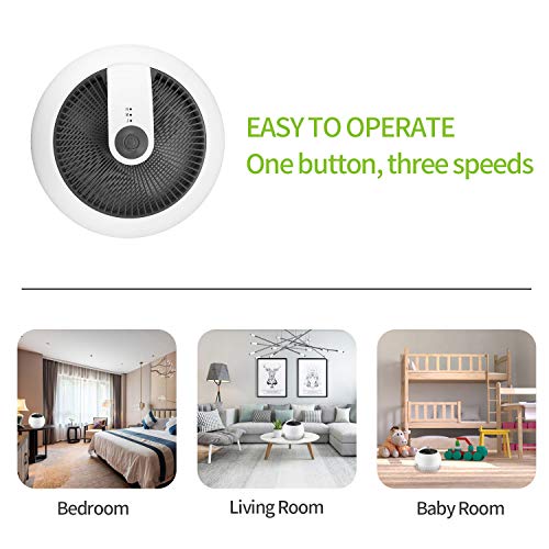 Diophros 3-in-1 Air Purifier with 3 Fan Speeds Ultra Quiet Air Clean for Home