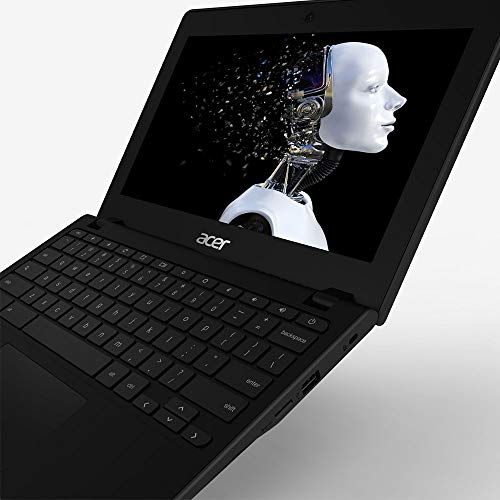 Acer Chromebook 11 C771-C4TM, Intel Celeron 3855U, 11.6" HD IPS Display, 4GB LPDDR3, 32GB eMMC, 802.11ac WiFi, Spill Resistant Keyboard, Military Grade Durability, Google Chrome,Black