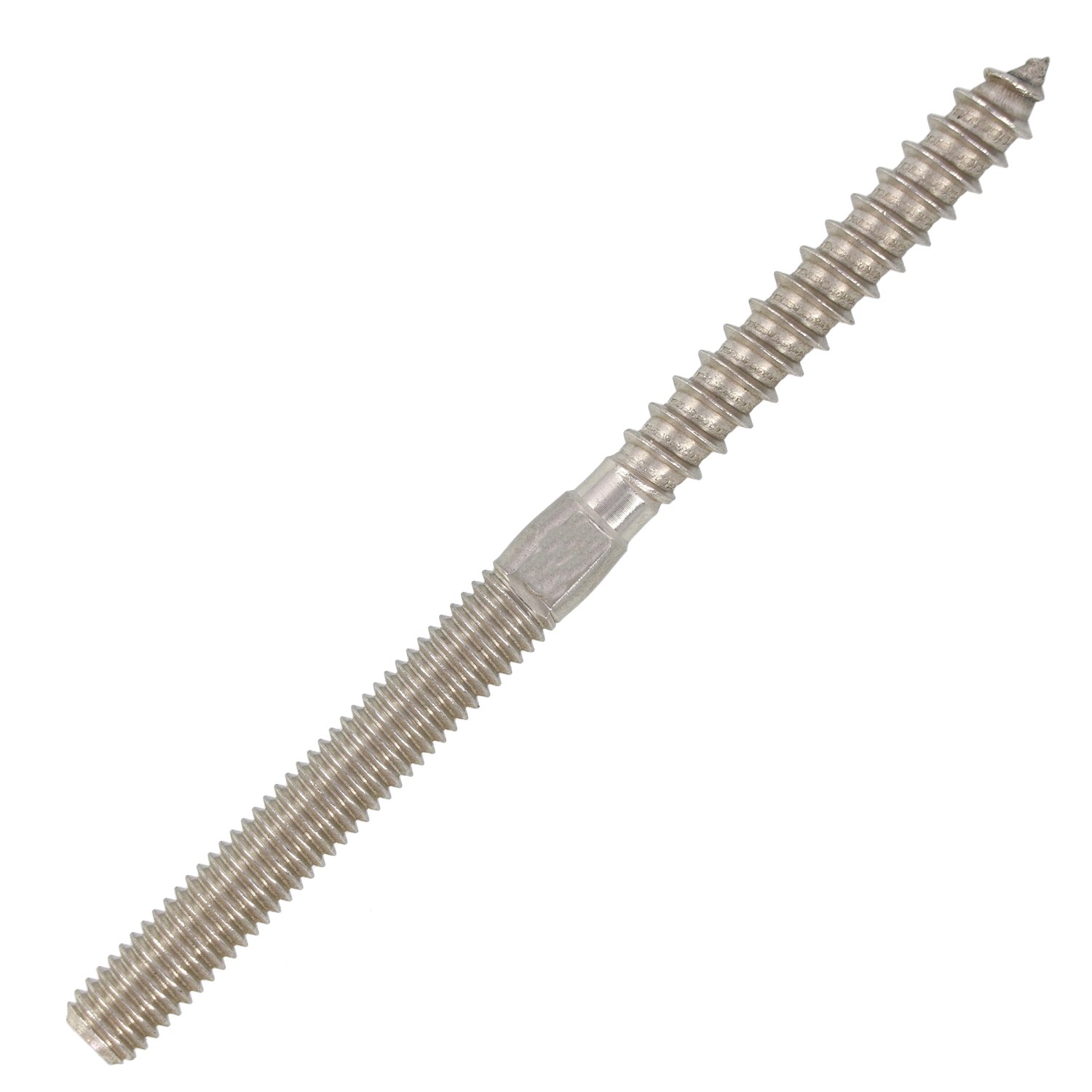 3/8" x 5-1/2" Stainless Steel Right Hand Lag Hanger Bolt