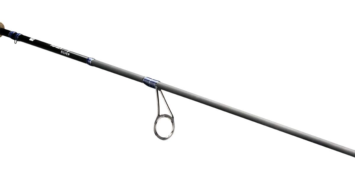 13 FISHING - Defy Silver - 6'6" UL Spinning Rod - DEFSS66UL, Black