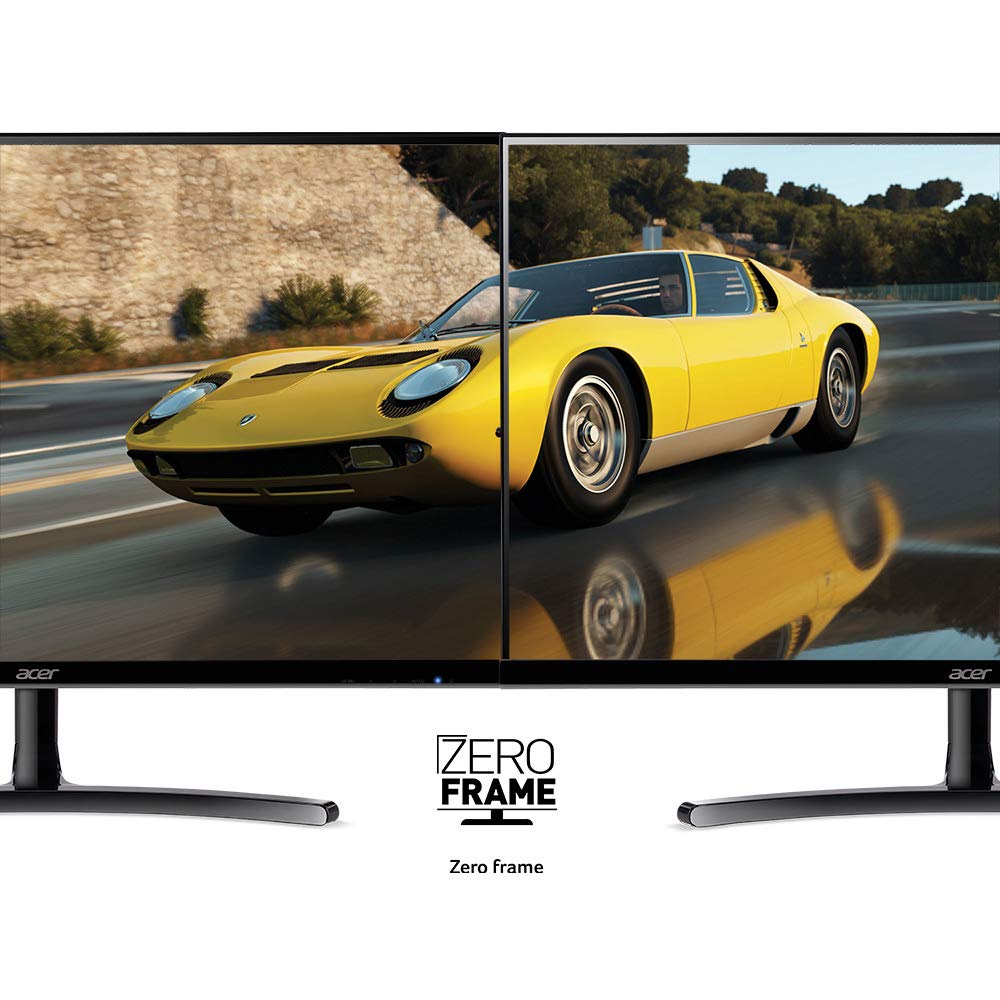 Acer Display ED272 Abix, 27" IPS 75Hz 1920 x 1080 - FHD 16:9, 1K:1 - Contrast, 4MS GTG - Response, 1x VGA, 1x HDMI, W/Tilt Adjustment, Black