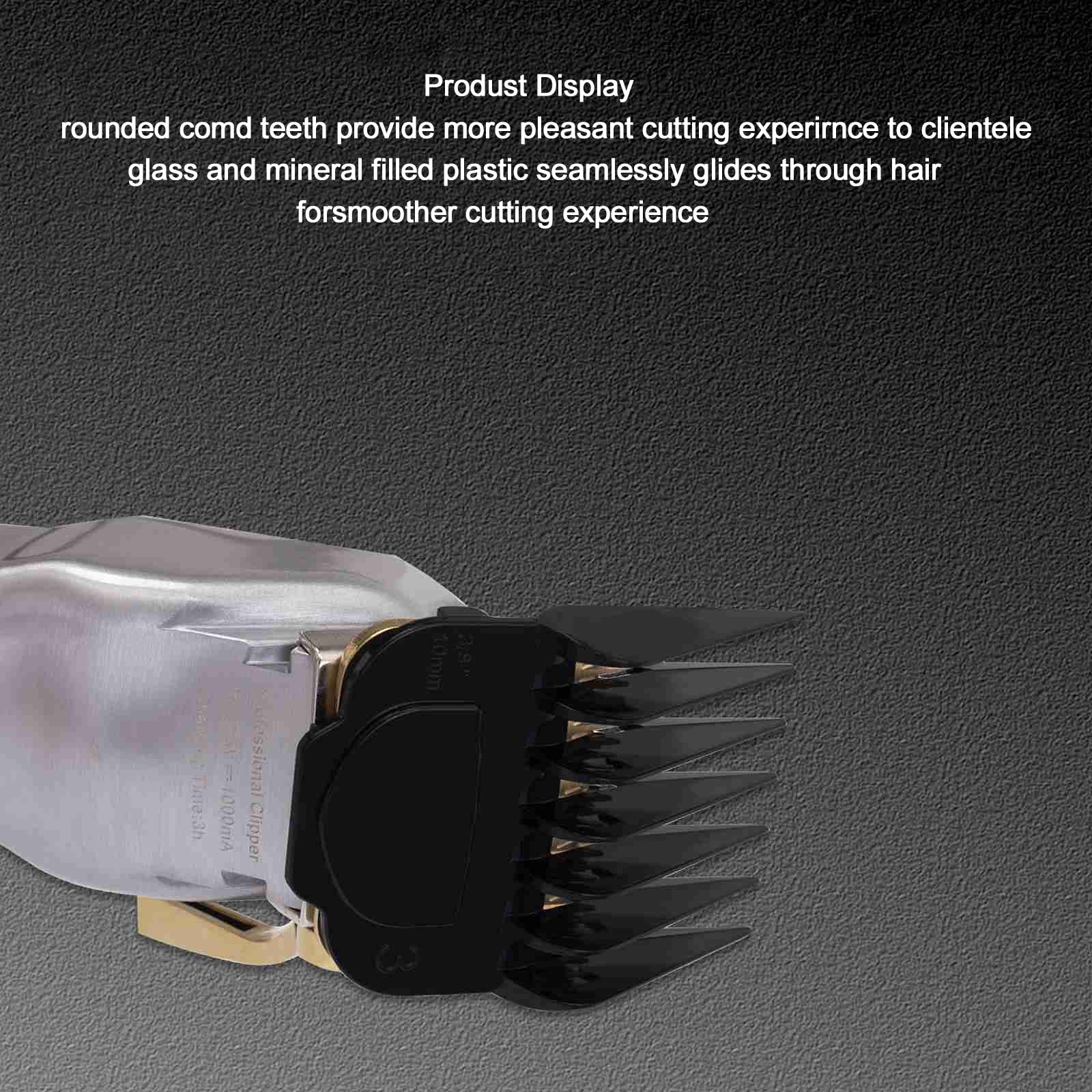 Colorski Clipper Guards Magnetic Comb Set for Andis Master Clippers - 10 Cutting Lengths from 1/16' to 1' - Suitable for MBA, MC-2, ML, PM-1 and PM-4 - 10 Pack