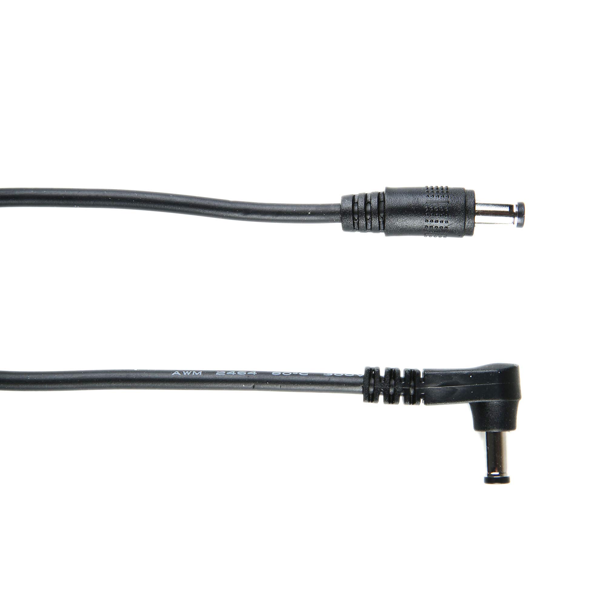 8 Pack Guitar Effect Pedal DC Cable 5.5mm x 2.1mm Power Lead Cord, 60CM Male to Male