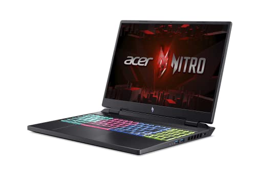 Acer Nitro 16 Gaming Laptop | AMD Ryzen 9 7940HS Octa-Core CPU | NVIDIA GeForce RTX 4070 Laptop GPU | 16" WQXGA 165Hz IPS Display | 16GB DDR5 | 1TB Gen 4 SSD | Wi-Fi 6E | RGB Backlit KB | AN16-41-R5KC