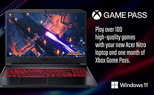 acer Nitro 5 Gaming Laptop, 15.6" FHD 144Hz IPS Display, Intel Core i5-10300H Processor, GeForce RTX 3050 Laptop Graphics, 32GB DDR4, 1TB NVMe SSD, Intel Wi-Fi 6, Backlit Keyboard, Windows 10